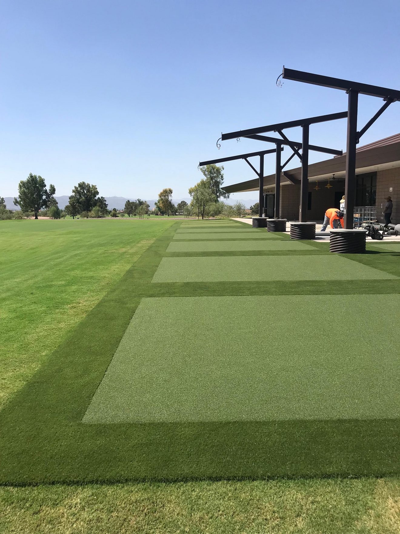 Artificial Grass Tee Line, Driving Range & Tee Box Design & Installation