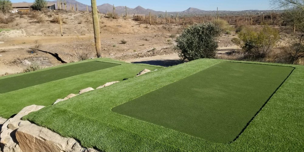 Artificial Grass Tee Line, Driving Range & Tee Box Design & Installation