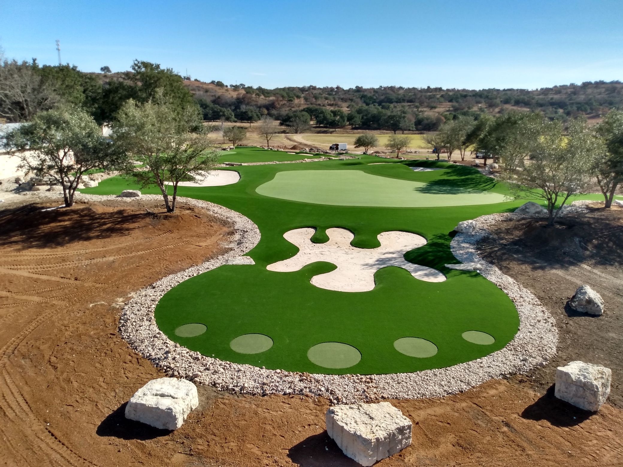 Artificial Grass Tee Line, Driving Range & Tee Box Design & Installation